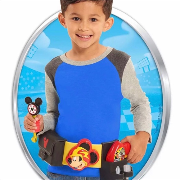 Disney | Costumes | Mickey Mouse Disney Roadster Racers Pit Crew Belt ...